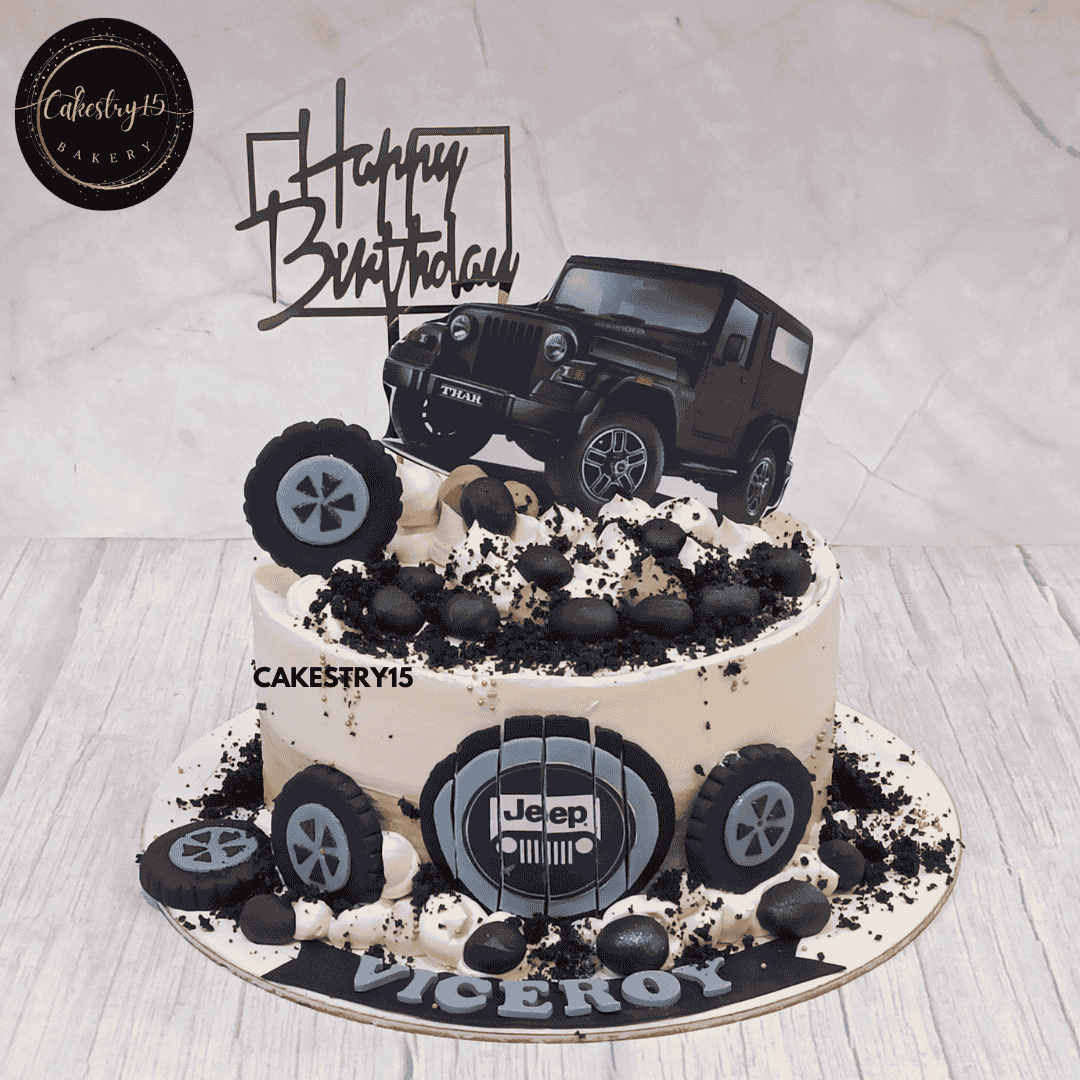 Cake Designs In Car Yellow & Red Car Cake