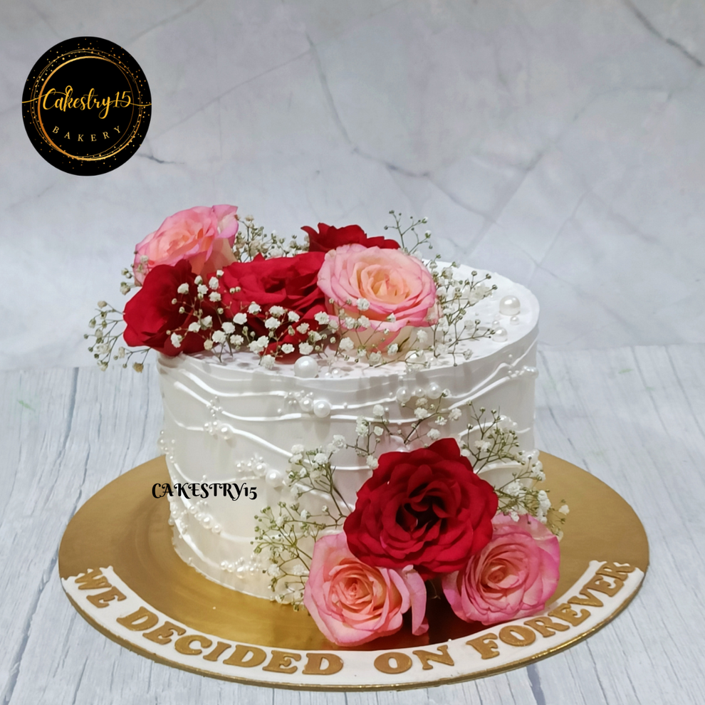Forever in Love - Just Engaged 1kg Cake – CAKESTRY15