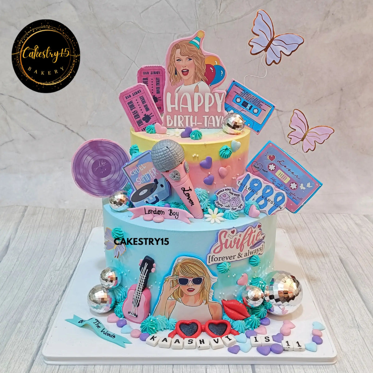 Taylor Swift Birthday Cake | 4kg Choco Vanilla Celebration – CAKESTRY15