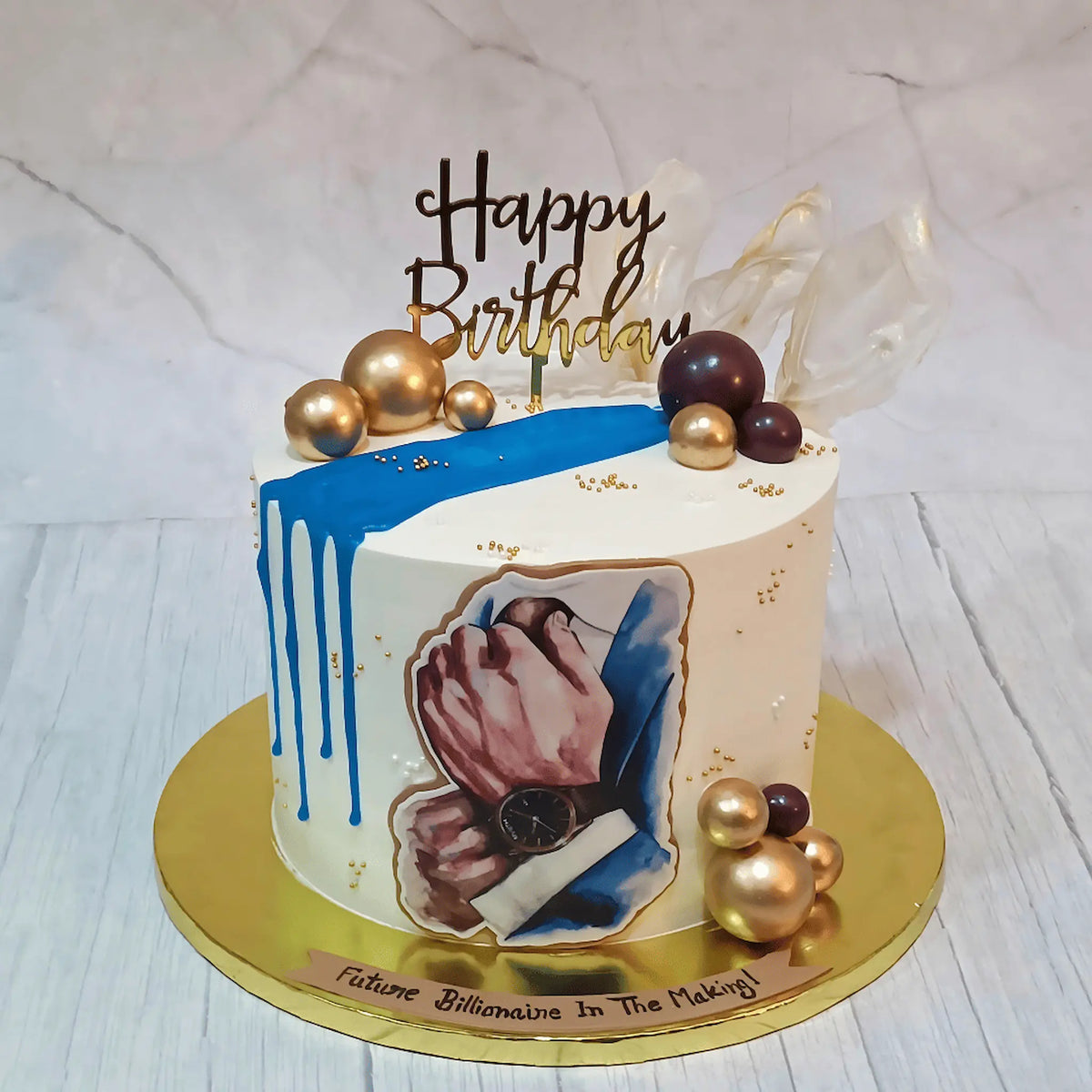 The CEO Special 2kg Cake – Elegant Pineapple Delight – CAKESTRY15