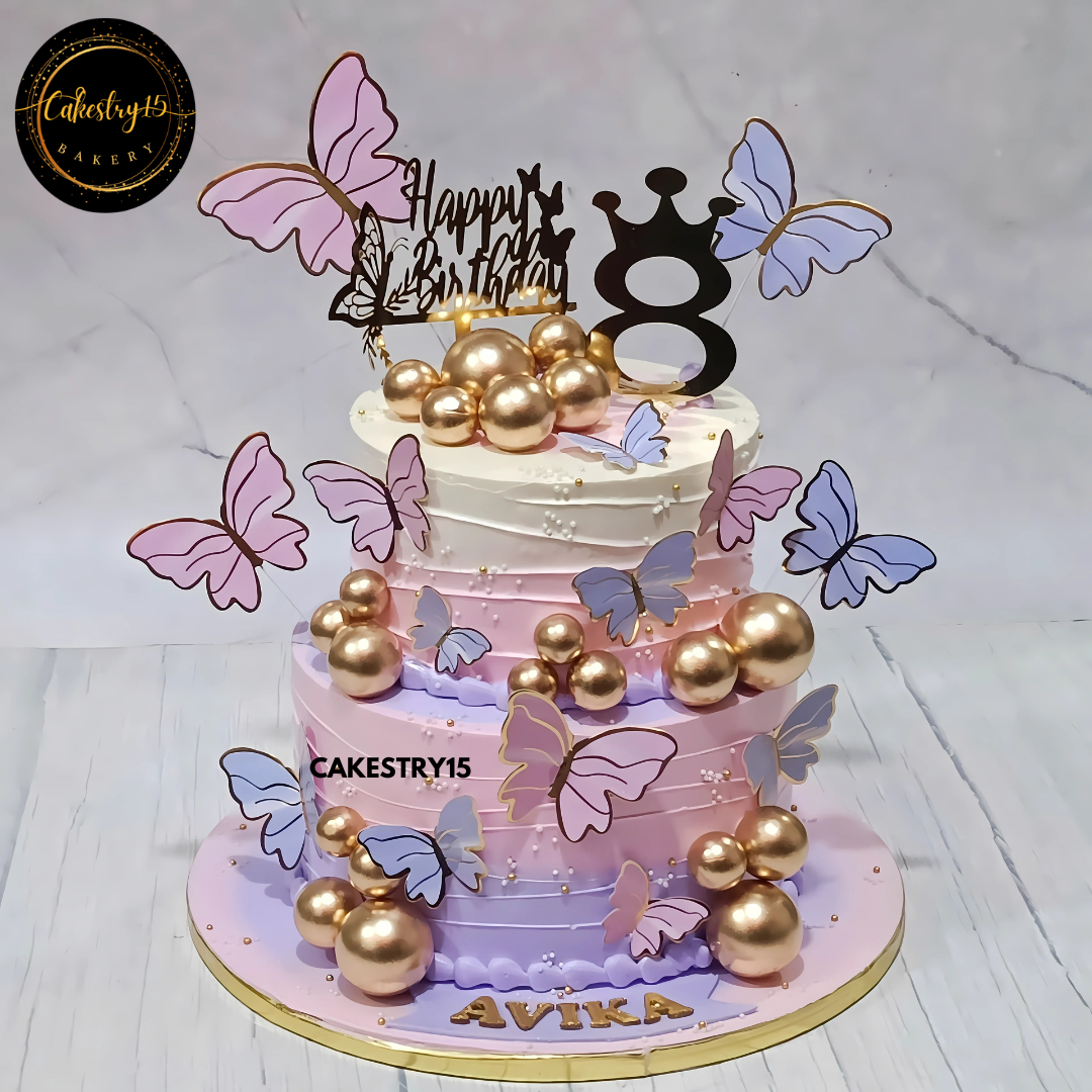 Happy Birthday Butterfly Cake Butterfly Themed Cake: A Whimsical And